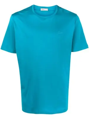 Herno Logo-embroidered Cotton T-shirt