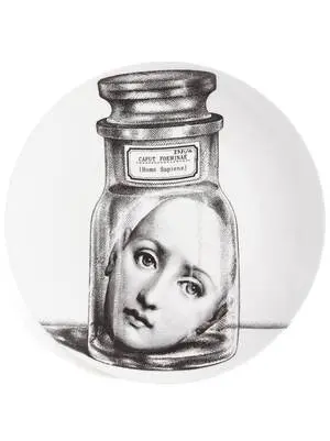 FORNASETTI Tema E Variazioni N.166 Wall Plate - White