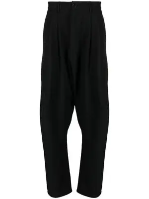 Henrik Vibskov Pleated Drop-crotch Trousers - Black
