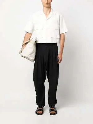 Henrik Vibskov Pleated Drop-crotch Trousers