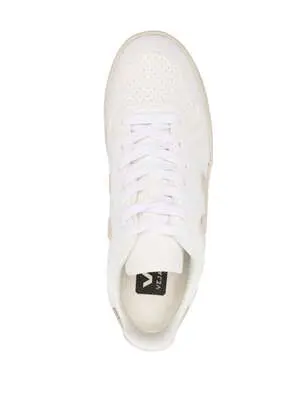VEJA V-10 Chromefree Leather Sneakers