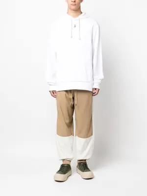JW Anderson Anchor-embroidered Hoodie - White
