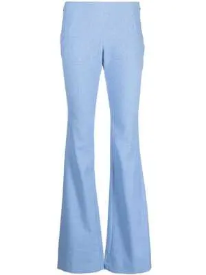 Patou Linen-blend Flared Trousers