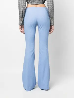 Patou Linen-blend Flared Trousers