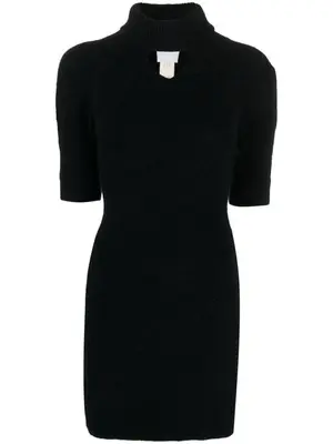 PATOU Alpaca-blend Minidress