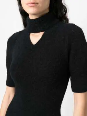 PATOU Alpaca-blend Minidress