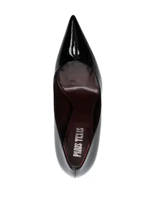 Paris Texas Pointed-toe Leather Pumps - Black