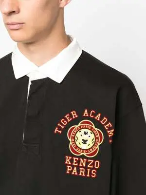Kenzo Tiger Academy Cotton Polo Shirt