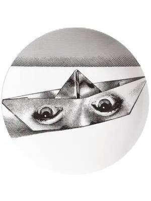 FORNASETTI Tema E Variazioni N.293 Wall Plate - White