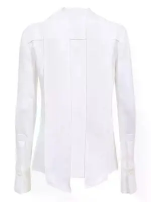 FERRAGAMO Sash High-neck Shirt