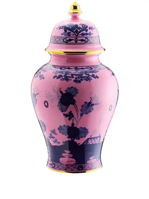 GINORI 1735 Oriente Italiano Potiche Vase - Pink