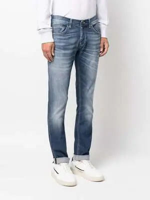 DONDUP Low-rise Straight-leg Jeans - Blue