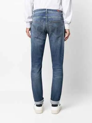 DONDUP Low-rise Straight-leg Jeans - Blue