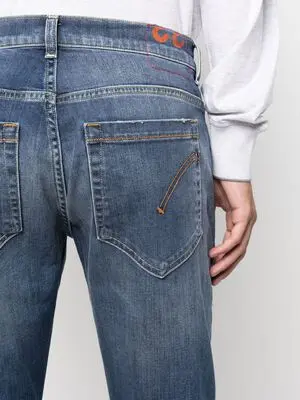 DONDUP Low-rise Straight-leg Jeans - Blue