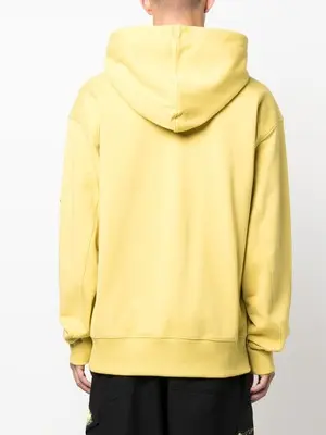 Y3 Organic Cotton Logo Print Hoodie