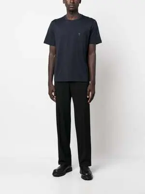 Brioni Logo-tag Cotton T-shirt