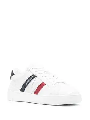 Moncler Monaco Panelled Low-top Sneakers - White