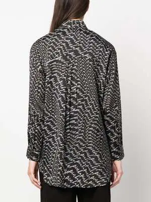 Pinko Logo-print Shirt - Black