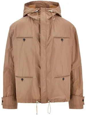 Ferragamo Hooded Jackets For Men