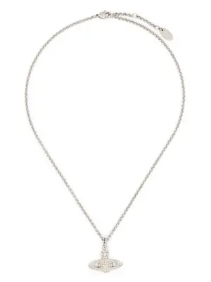 VIVIENNE WESTWOOD Mini Bas Relief Pendant Necklace - Silver