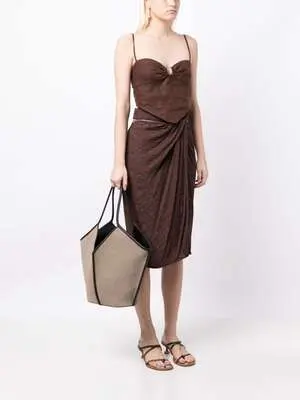 Hereu Calella Suede Tote - Brown