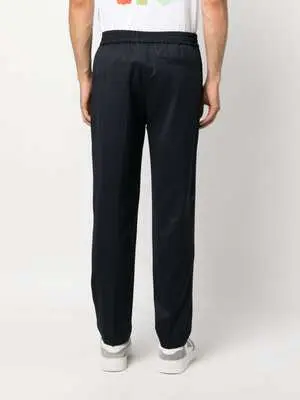 A.p.c. Elasticated-waist Wool Trousers