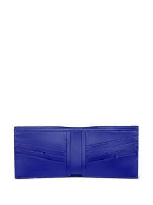 FERRAGAMO Logo-embossed Leather Wallet - Blue