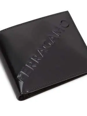 FERRAGAMO Logo-embossed Bi-fold Wallet
