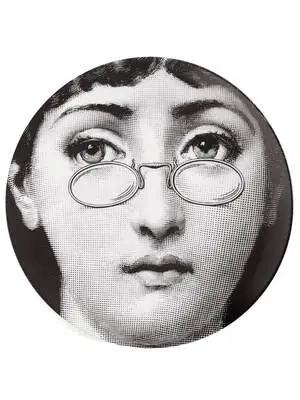 FORNASETTI Tema E Variazioni N.155 Wall Plate - White