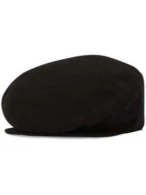 Dolce & Gabbana Seam-detail Flat Cap - Black