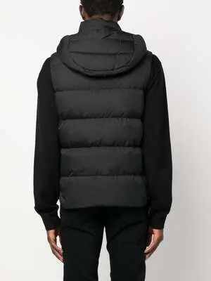 MOORER High-neck Padded Gilet - Black