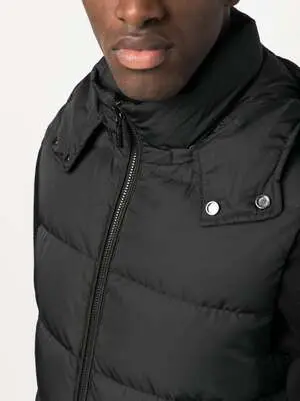 MOORER High-neck Padded Gilet - Black