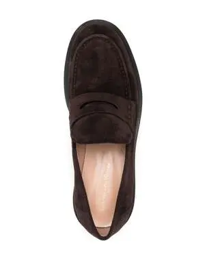 GIANVITO ROSSI Harris Loafers - Brown