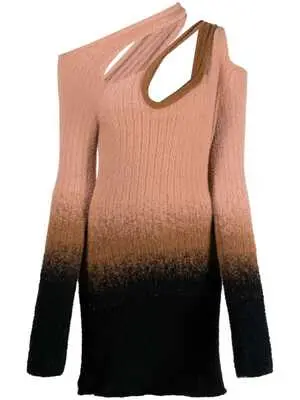 Ottolinger Gradient-effect Knitted Mini Dress