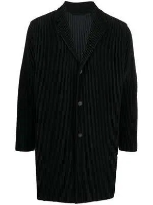 Issey Miyake Notched Lapel Outerwear For Men