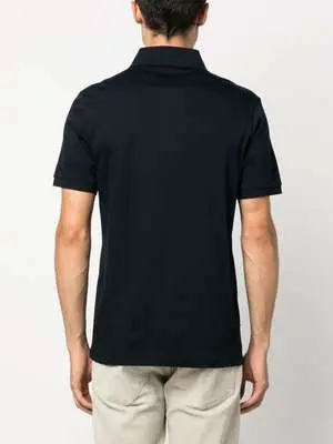 BOSS Slim-cut Cotton Polo Shirt - Blue