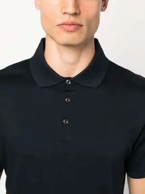 BOSS Slim-cut Cotton Polo Shirt - Blue