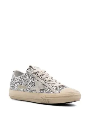 GOLDEN GOOSE V-star Glittered Sneakers