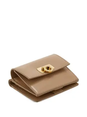FERRAGAMO Gancini-buckle Leather Wallet