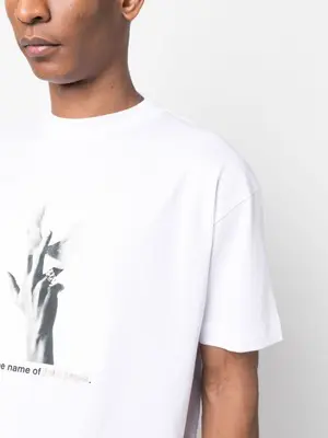 Palm Angels Hand-photo Cotton T-shirt