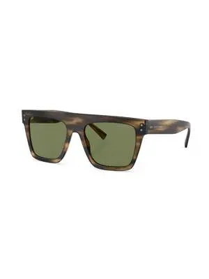 Giorgio Armani Tortoiseshell Square Sunglasses