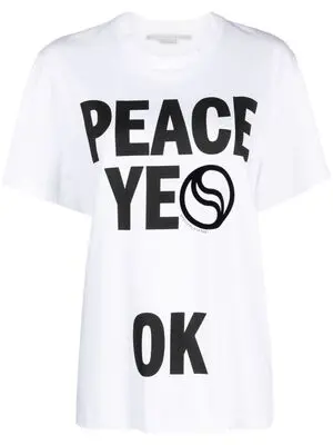 Stella McCartney Slogan-print Cotton T-shirt