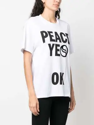 Stella McCartney Slogan-print Cotton T-shirt
