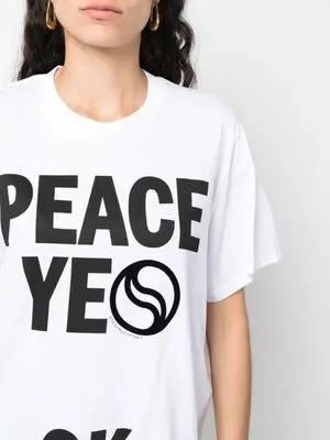 Stella McCartney Slogan-print Cotton T-shirt
