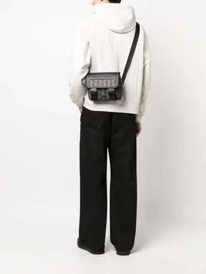 Lacoste Monogram-pattern Messenger Bag