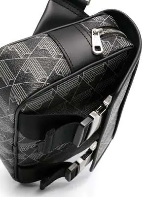 Lacoste Monogram-pattern Messenger Bag