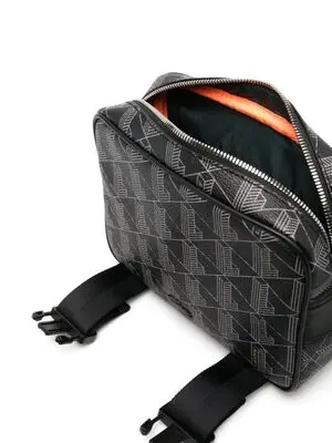 Lacoste Monogram-pattern Messenger Bag