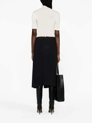 Off-White Logo-print Mock-neck Top - White
