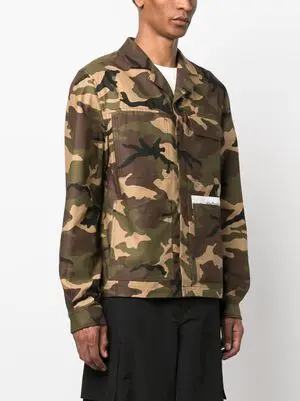 Palm Angels Camouflage Print Jacket