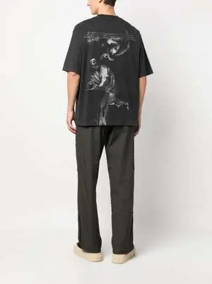 Off-White People-print Cotton T-shirt